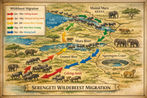 Serengeti Wildebeest Migration Safari: What, When and Where?